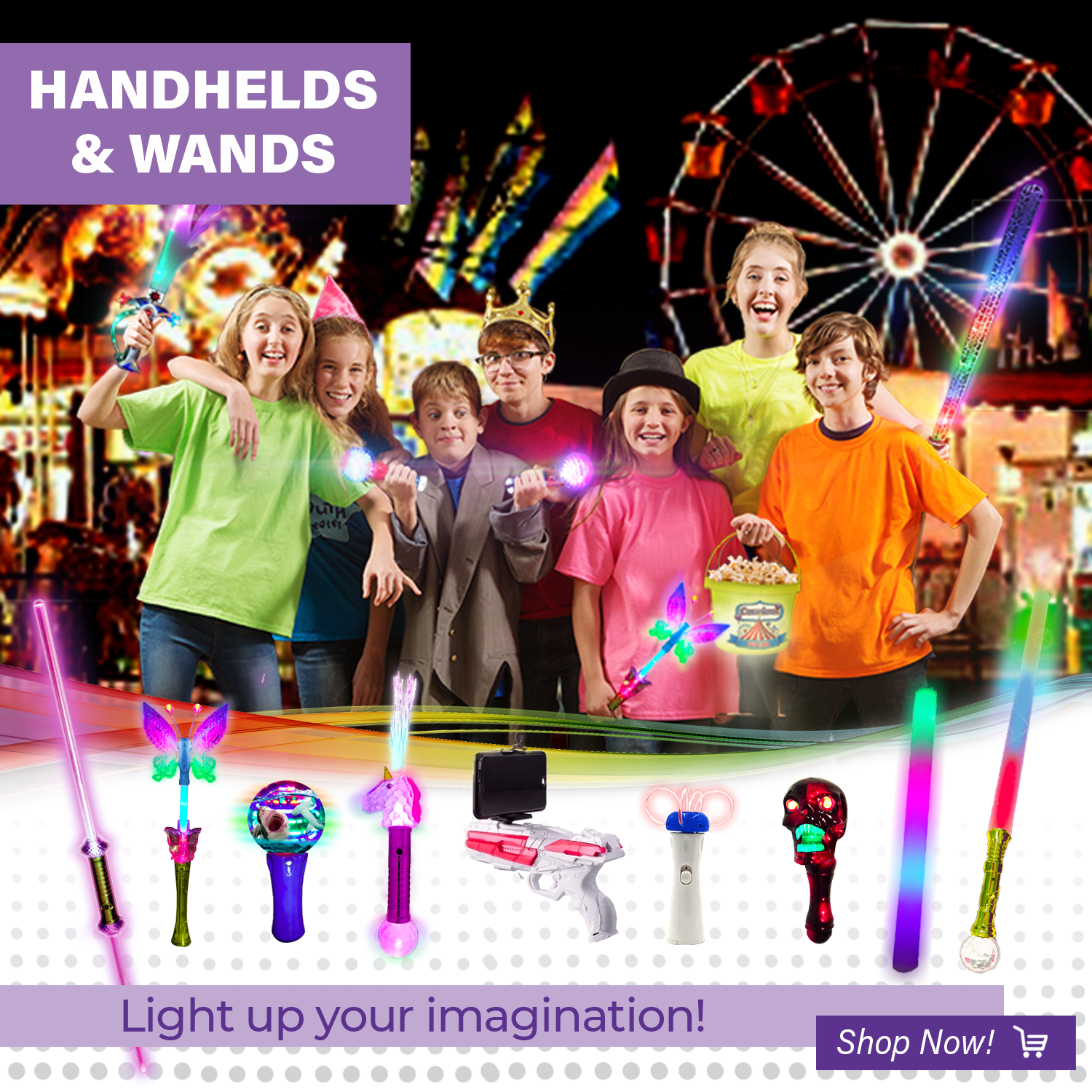 Handhelds and wands – WeGlow International